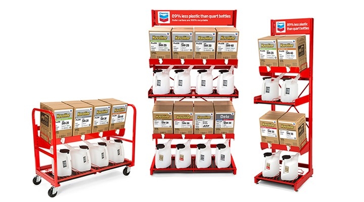 Chevron PitPack Motor Oil Dispensing System | Caltex Chevron Lubricants